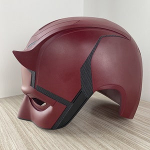 Daredevil Cosplay Mask Daredevil Helmet Netflix 1:1 Life Size Wearable ...