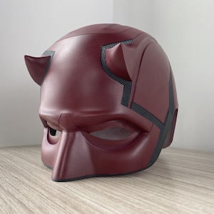 Daredevil Cosplay Mask Daredevil Helmet Netflix 1:1 Life Size Wearable ...