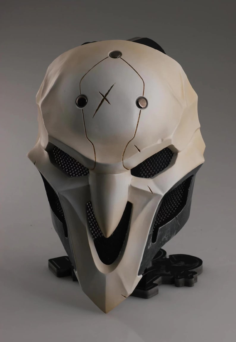 Reaper Mask Bone Texture Mask Reaper Cosplay Reaper Anime - Etsy