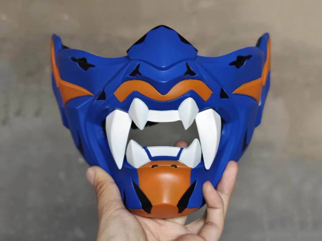 Yoru Mask Half Face Mask Duelist Cosplay Mask Valorant Costume Cosplay ...