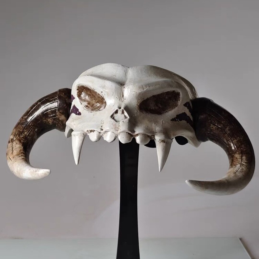 The Legend of Zelda Barbarian Helmet Link Cosplay Mask Cow - Etsy