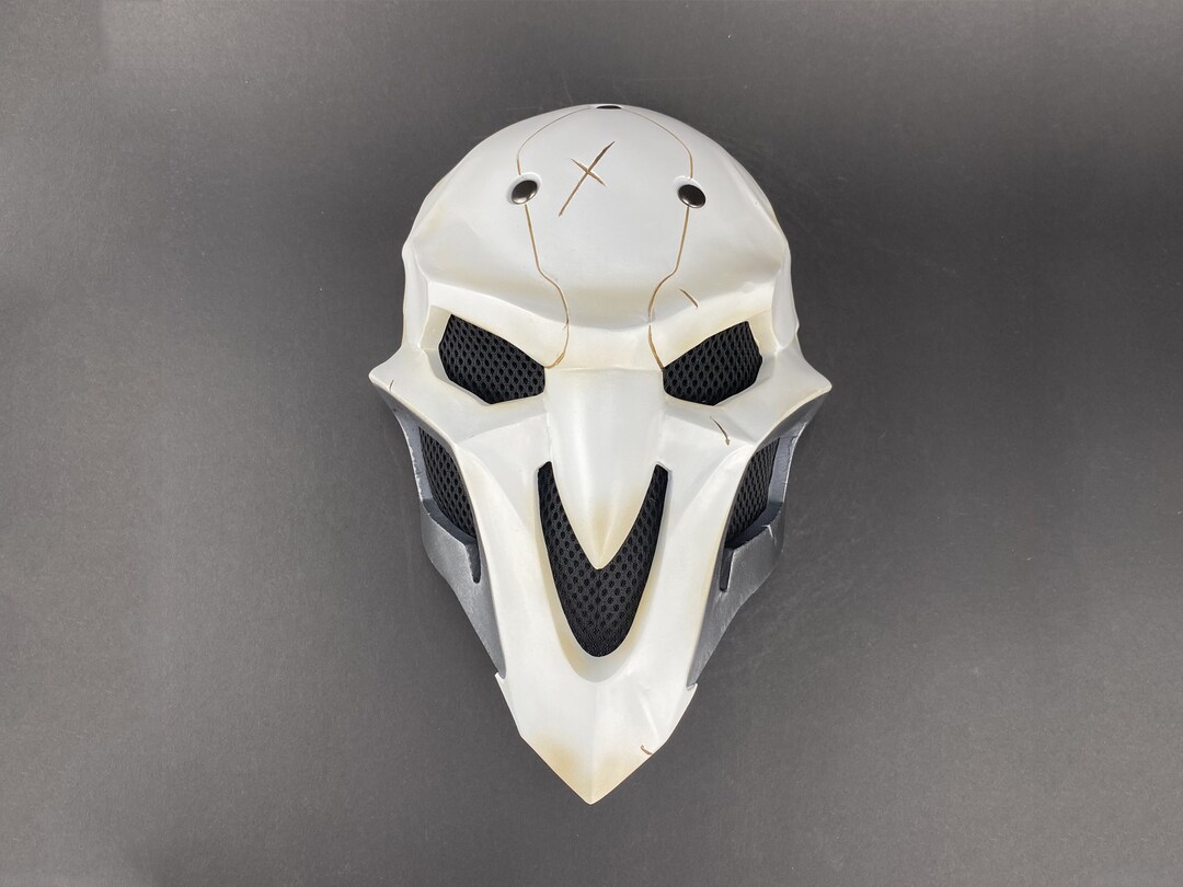 Reaper Mask Bone Texture Mask Reaper Cosplay Reaper Anime Costume ...