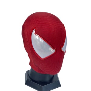 Scarlet Spiderman Mask Ben Reily Cosplay Mask Wearable Movie Prop Replica Comics Con With ...