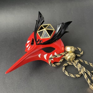 Kujou Sara Cosplay Headwear Mask Wearable Video Game Prop Replica - Etsy