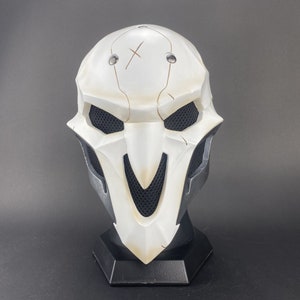 Reaper Mask Bone Texture Mask Reaper Cosplay Reaper Anime Costume ...
