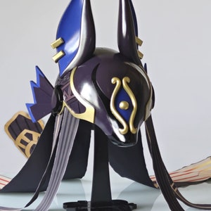 Cyno Helmet Cyno Mask Genshin Impact Costume Cosplay Helmet Wearable ...
