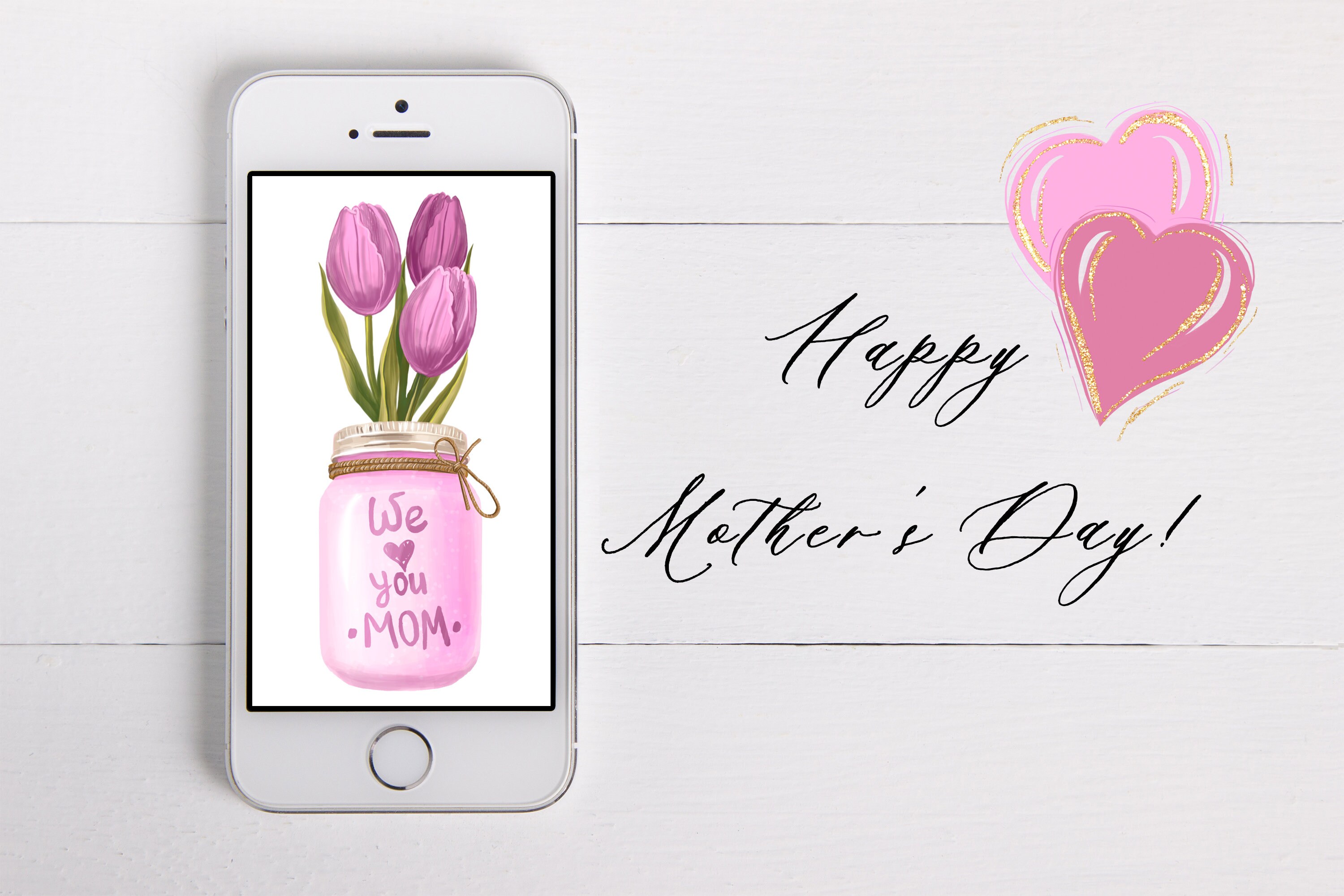 Mother's Day Clipart Mother's Day Gifts Spring - Etsy