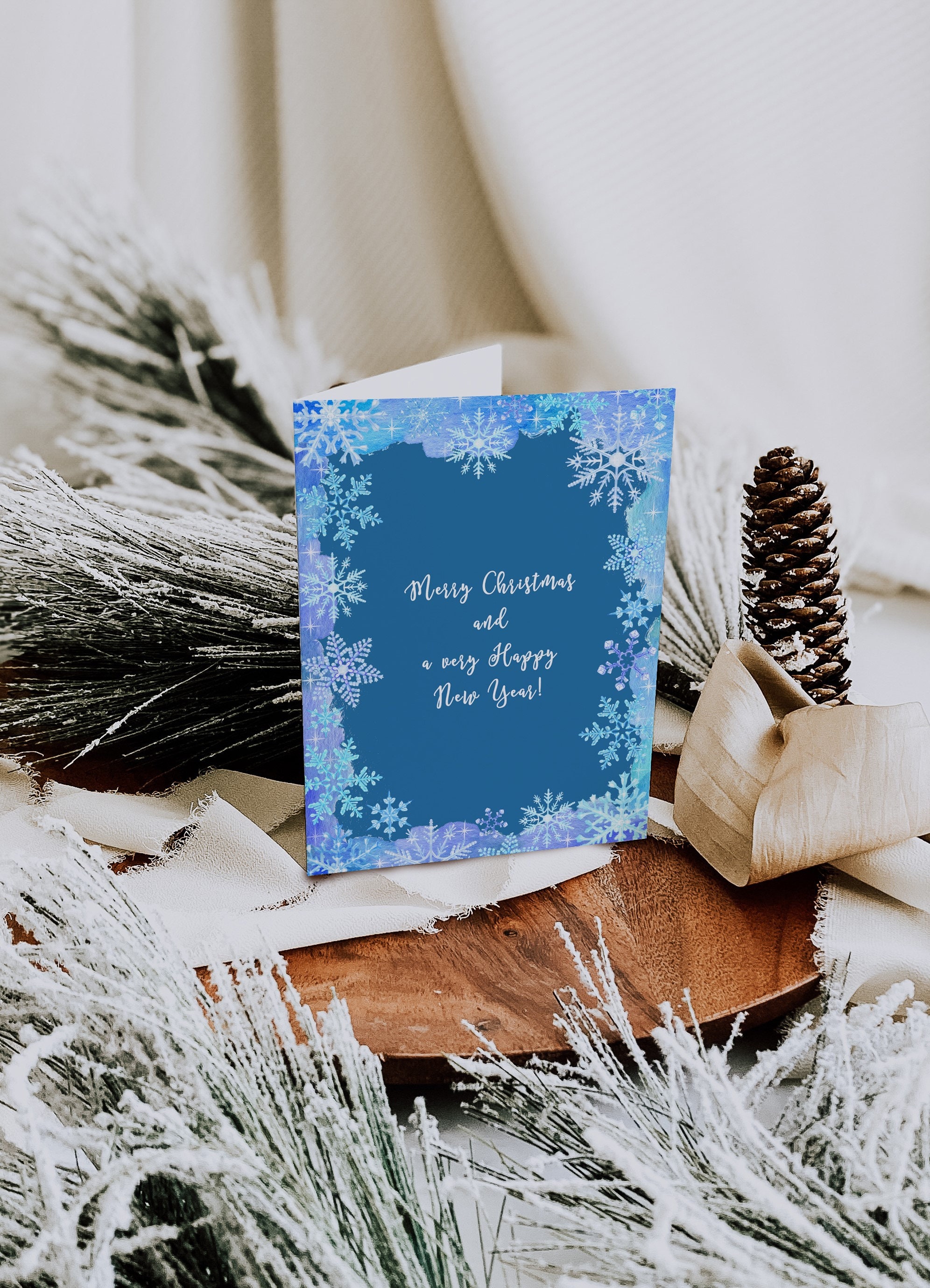 Snowflake Clipart, Christmas Frames Clipart, Winter Clipart, Christmas ...