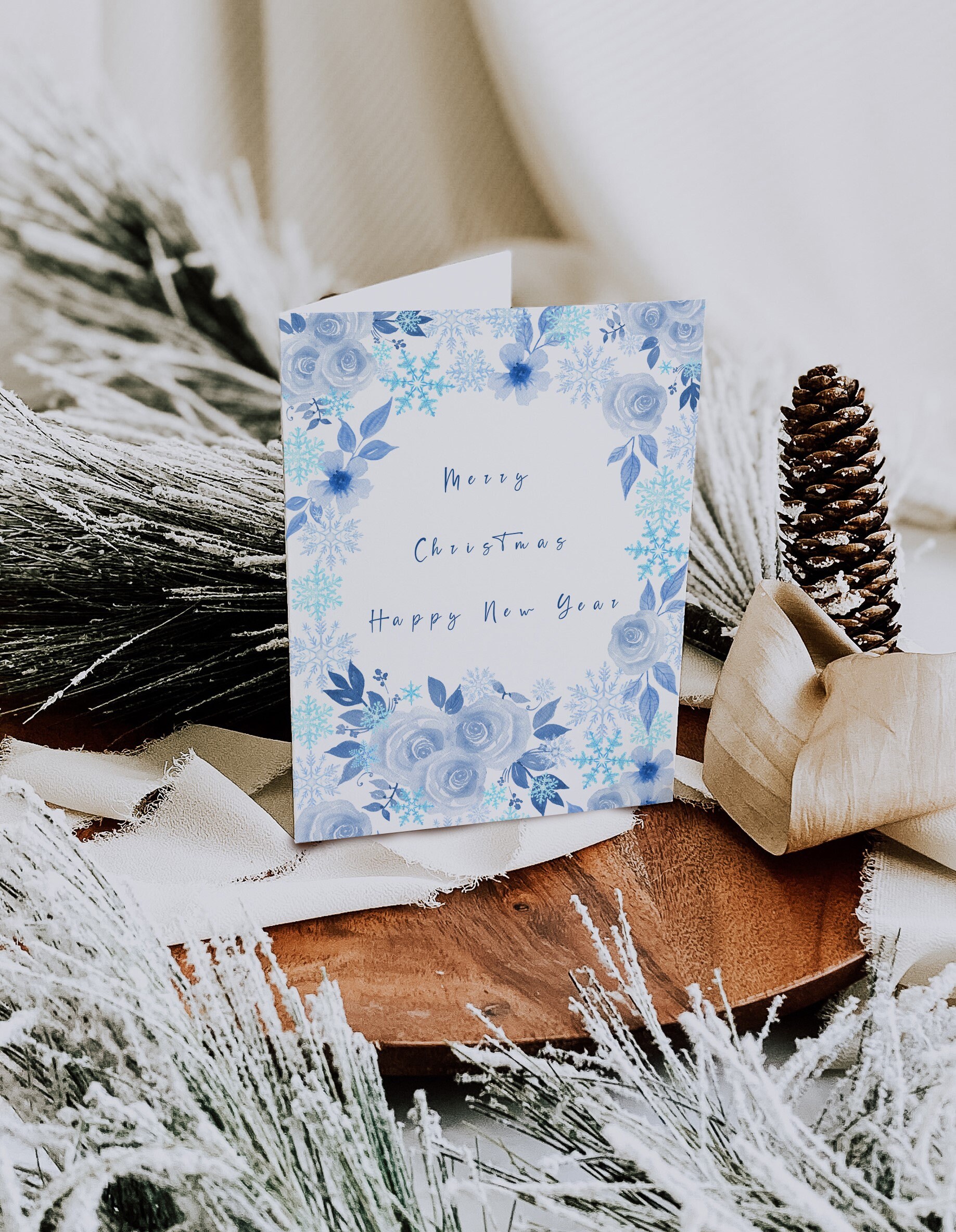 Winter Frames Clipart Snowflakes PNG Floral Frames Clipart - Etsy