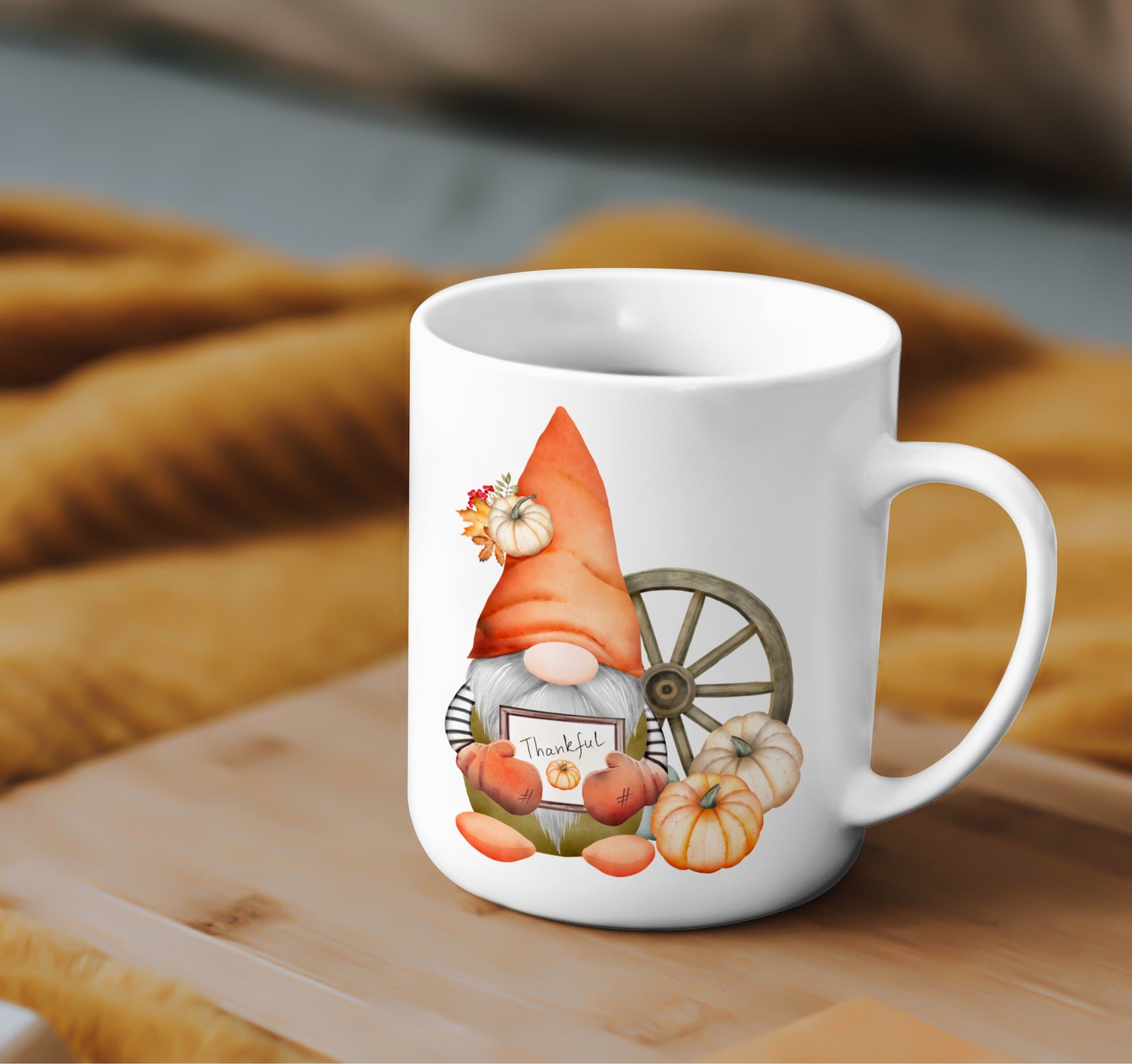 Autumn Gnomes Clipart, Thanksgiving Clipart, Watercolor Clipart, Fall ...