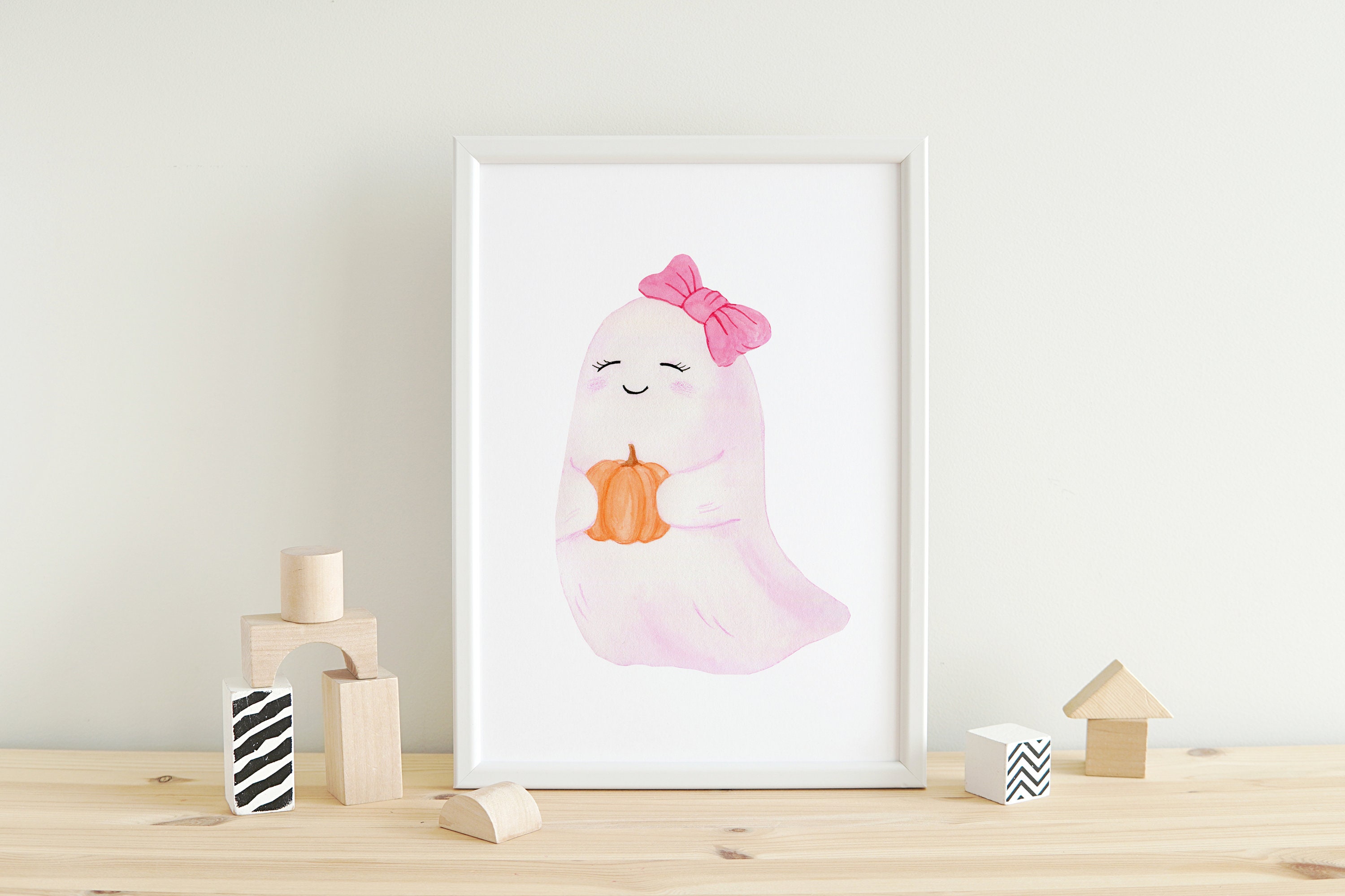 Halloween Clipart Cute Watercolor Clipart Halloween Clipart - Etsy