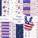 Independence Day Digital Paper, 4th of July Digital Paper, Seamless ...