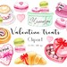 Valentine Day Clipart Valentines Day Sweets Clipart Love - Etsy