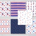 Independence Day Digital Paper, 4th of July Digital Paper, Seamless ...