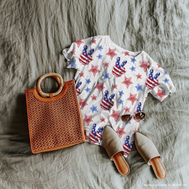 Independence Day Digital Paper, 4th of July Digital Paper, Seamless ...