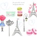 Paris Clipart, Travel Clipart, Valentine Day Clipart, Love Clipart ...