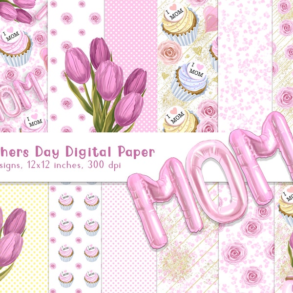 Mothers Day Clipart - Etsy