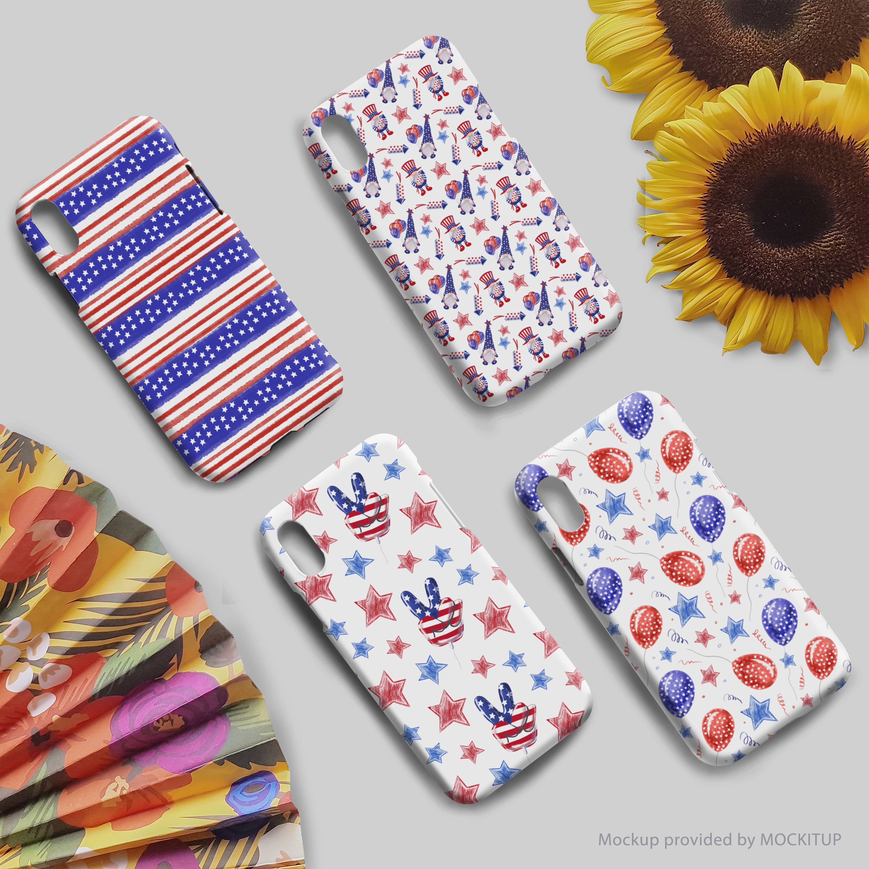 Independence Day Digital Paper, 4th of July Digital Paper, Seamless ...