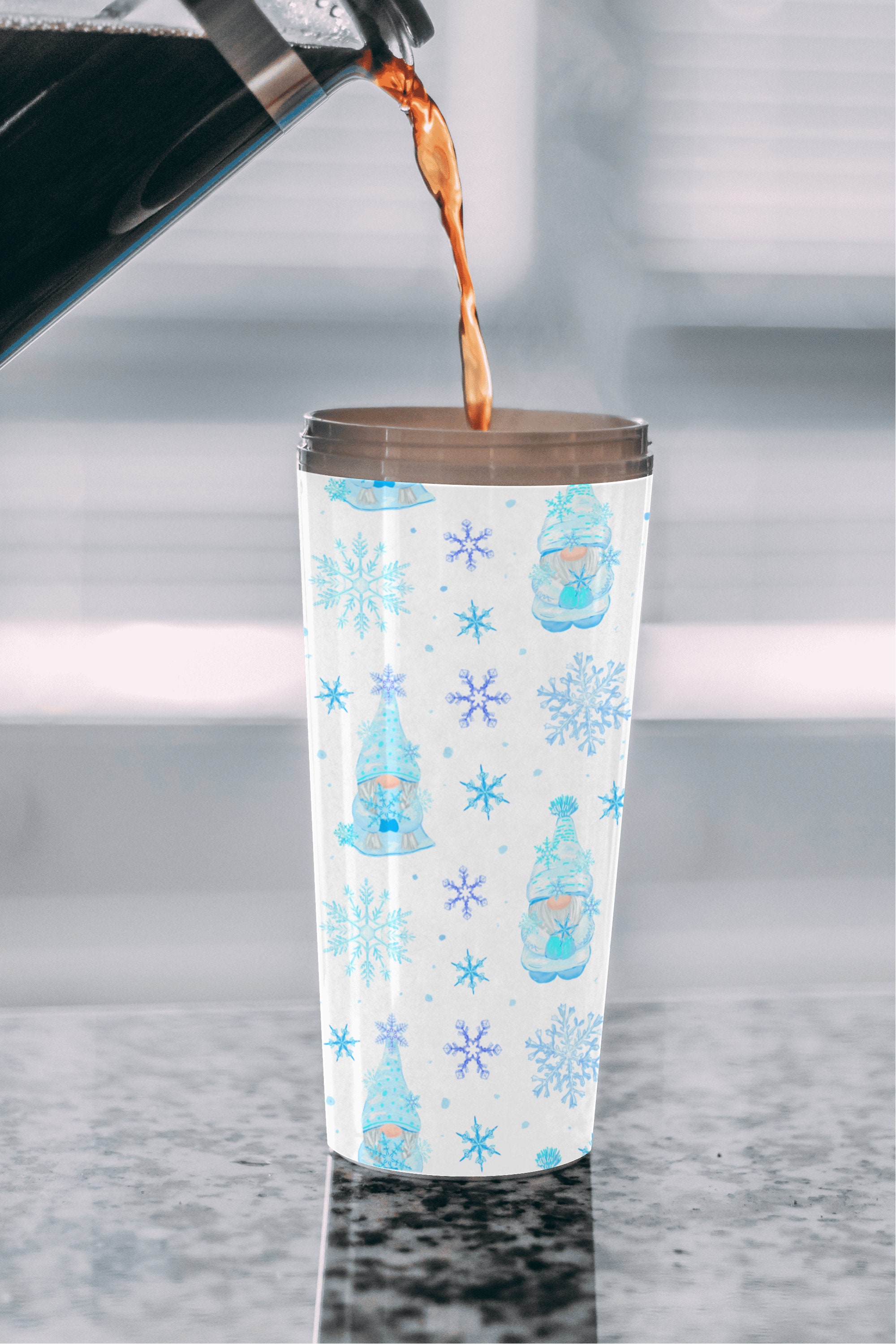 Snowflake Digital Paper, Christmas Digital Paper, Gnomes Patterns ...