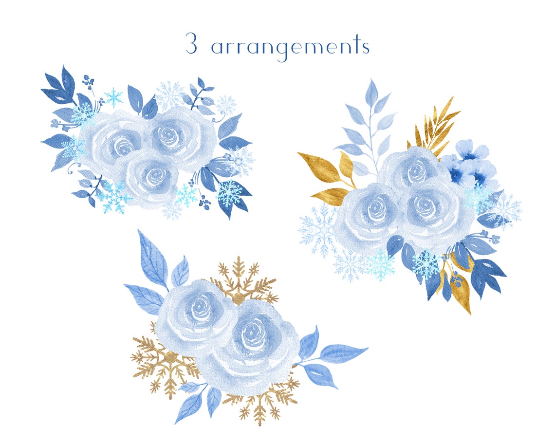 Winter Frames Clipart Snowflakes PNG Floral Frames Clipart - Etsy
