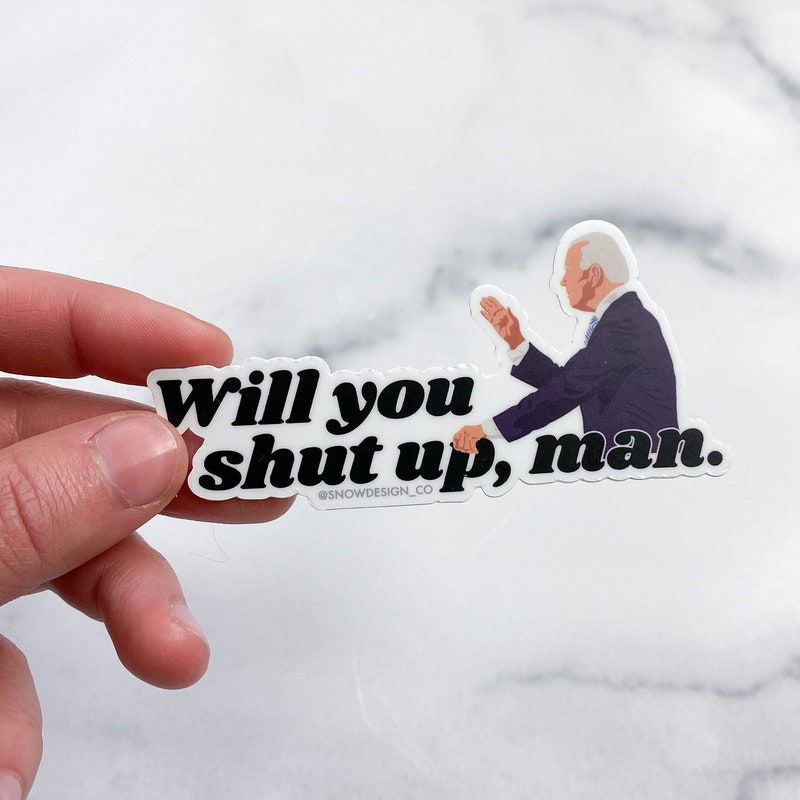 Shut up Sticker - Etsy
