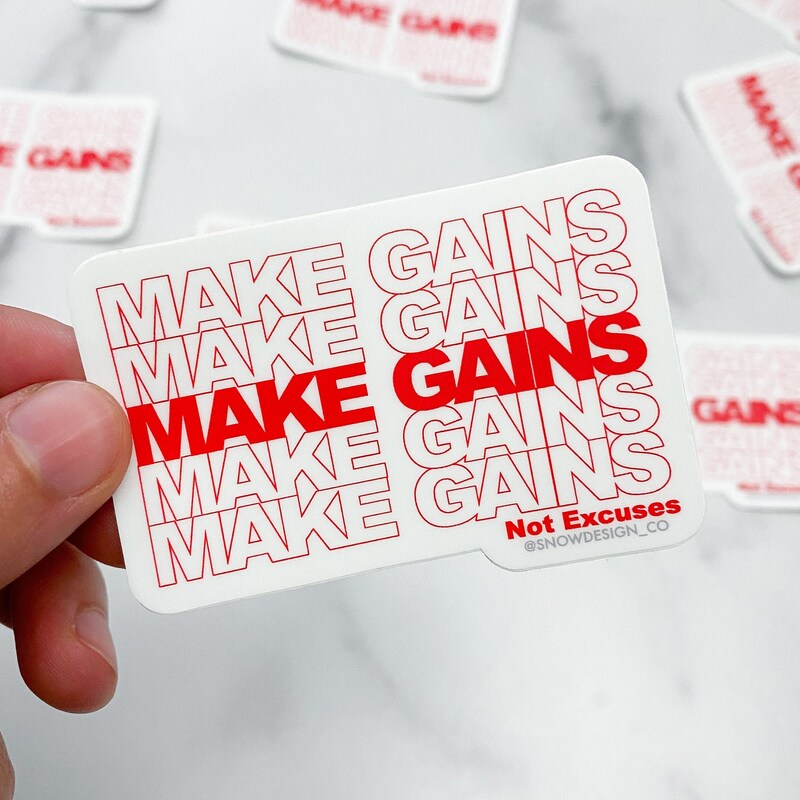 Workout Stickers - Etsy