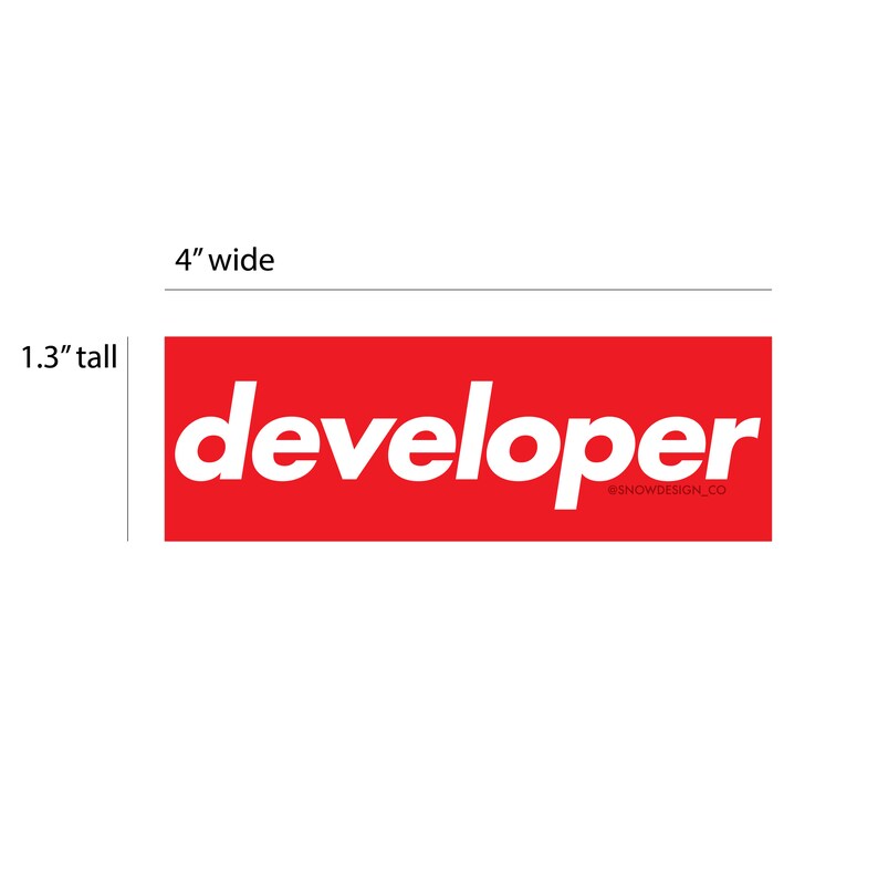 Developer Sticker 4 / Coding Sticker / Programmer / - Etsy