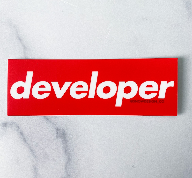 Developer Sticker 4 / Coding Sticker / Programmer / - Etsy