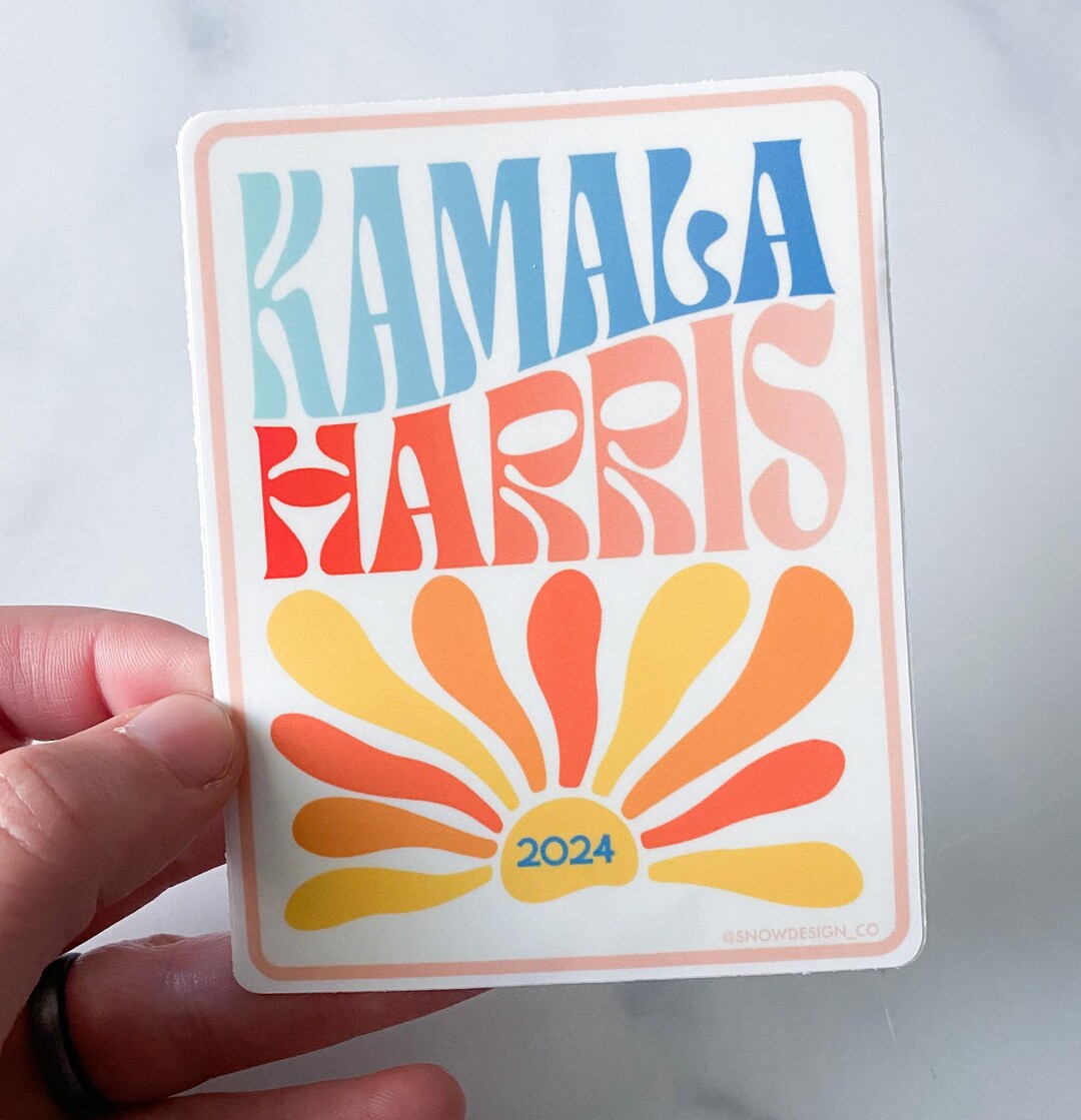 Kamala Harris Sticker - 4" / Brighter Days Ahead / 2024 Election / Vote ...