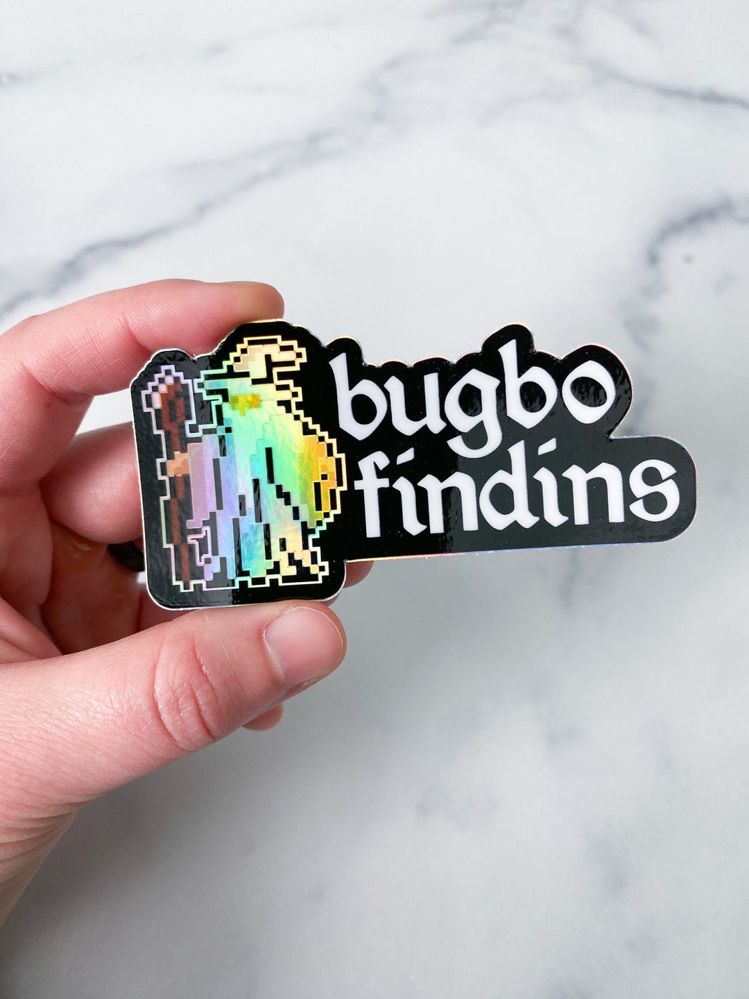 Bugbo Findins Wizard Holographic Sticker / Tech Sticker / Developer ...