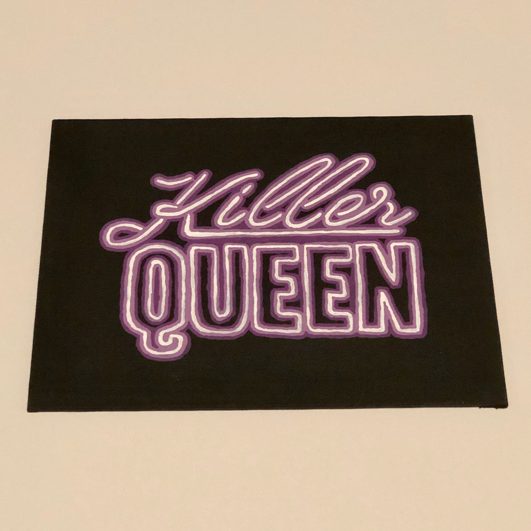 Killer Queen Neon Sign Painting - Etsy