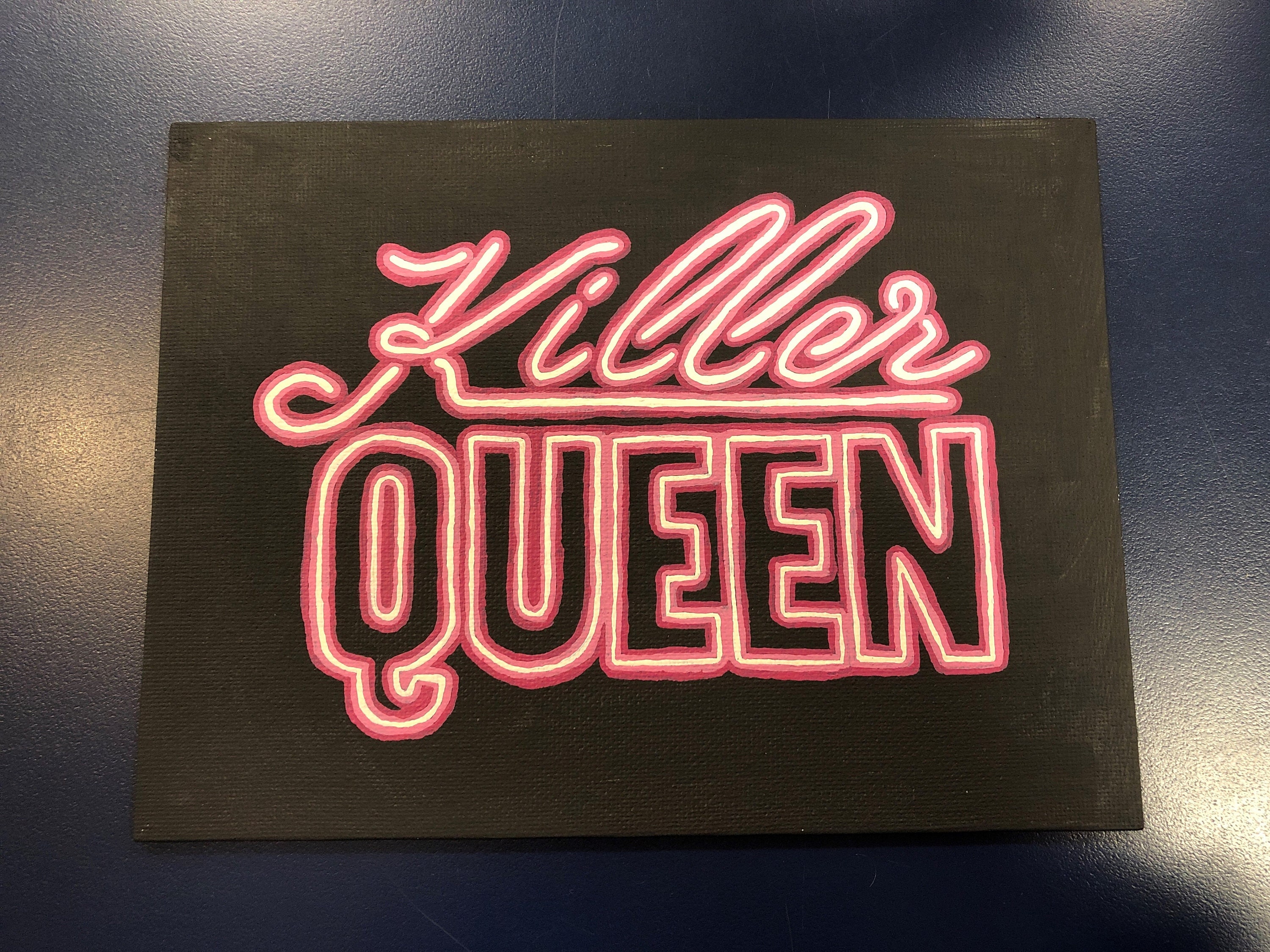 Killer Queen Neon Sign Painting - Etsy