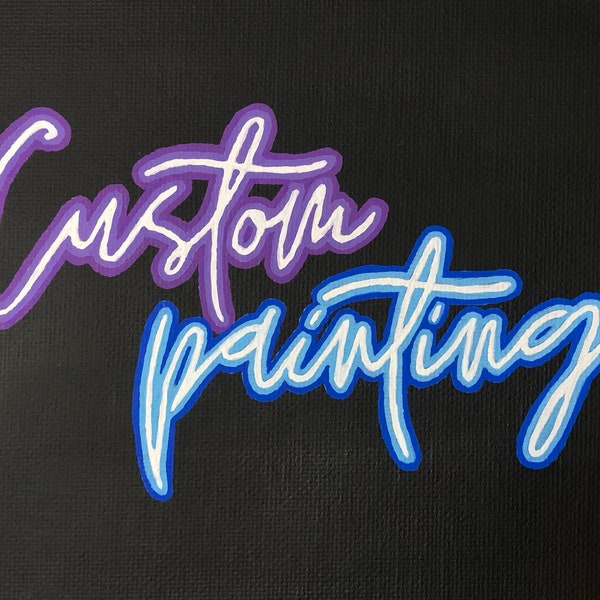Neon Sign Painting - Etsy