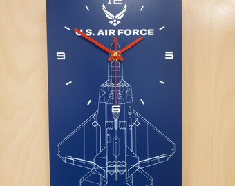 Air Force Clock - Etsy
