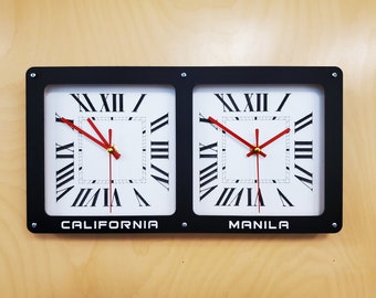 Clock Time Zone Labels - Etsy