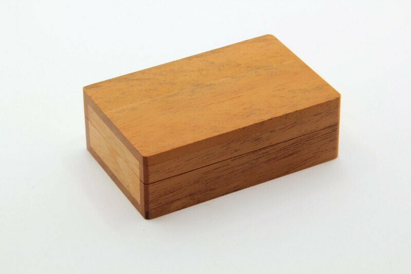 Small Hand Made Hard Wood Box - Etsy