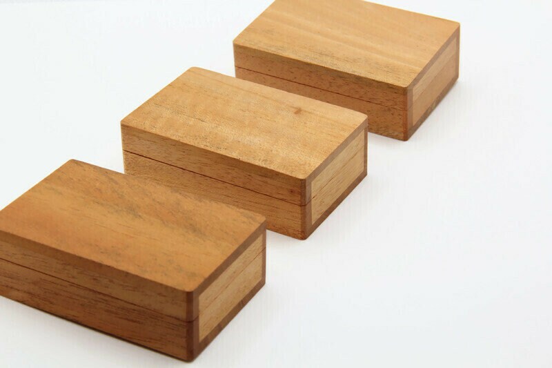 Small Hand Made Hard Wood Box - Etsy