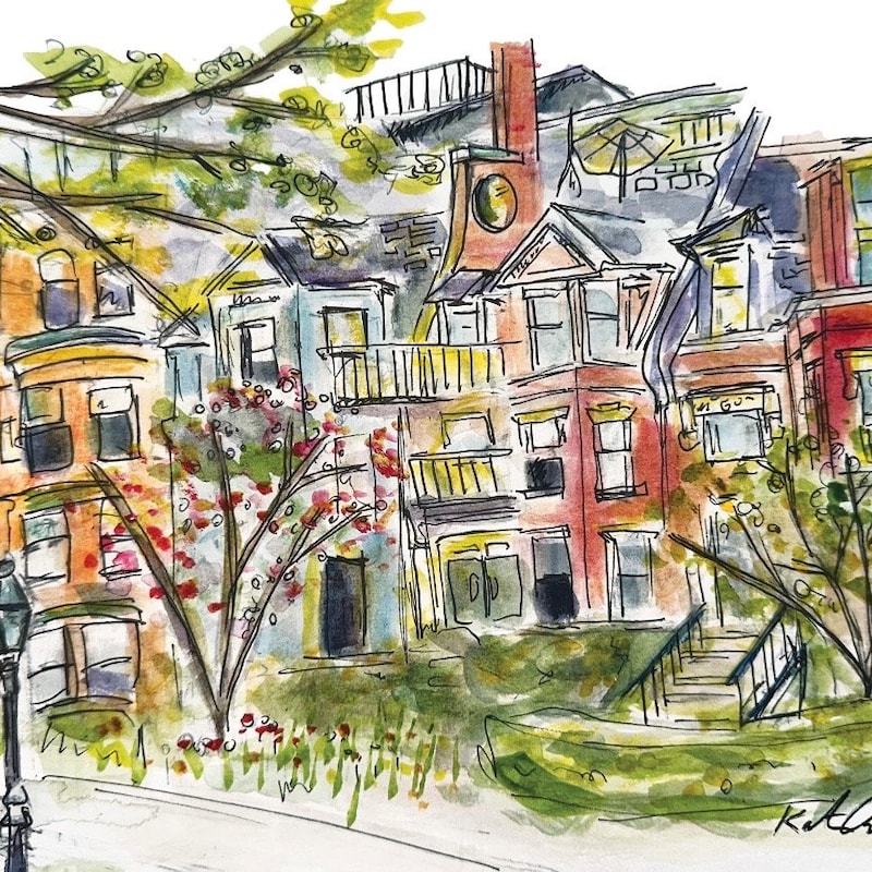 Brownstone Art - Etsy