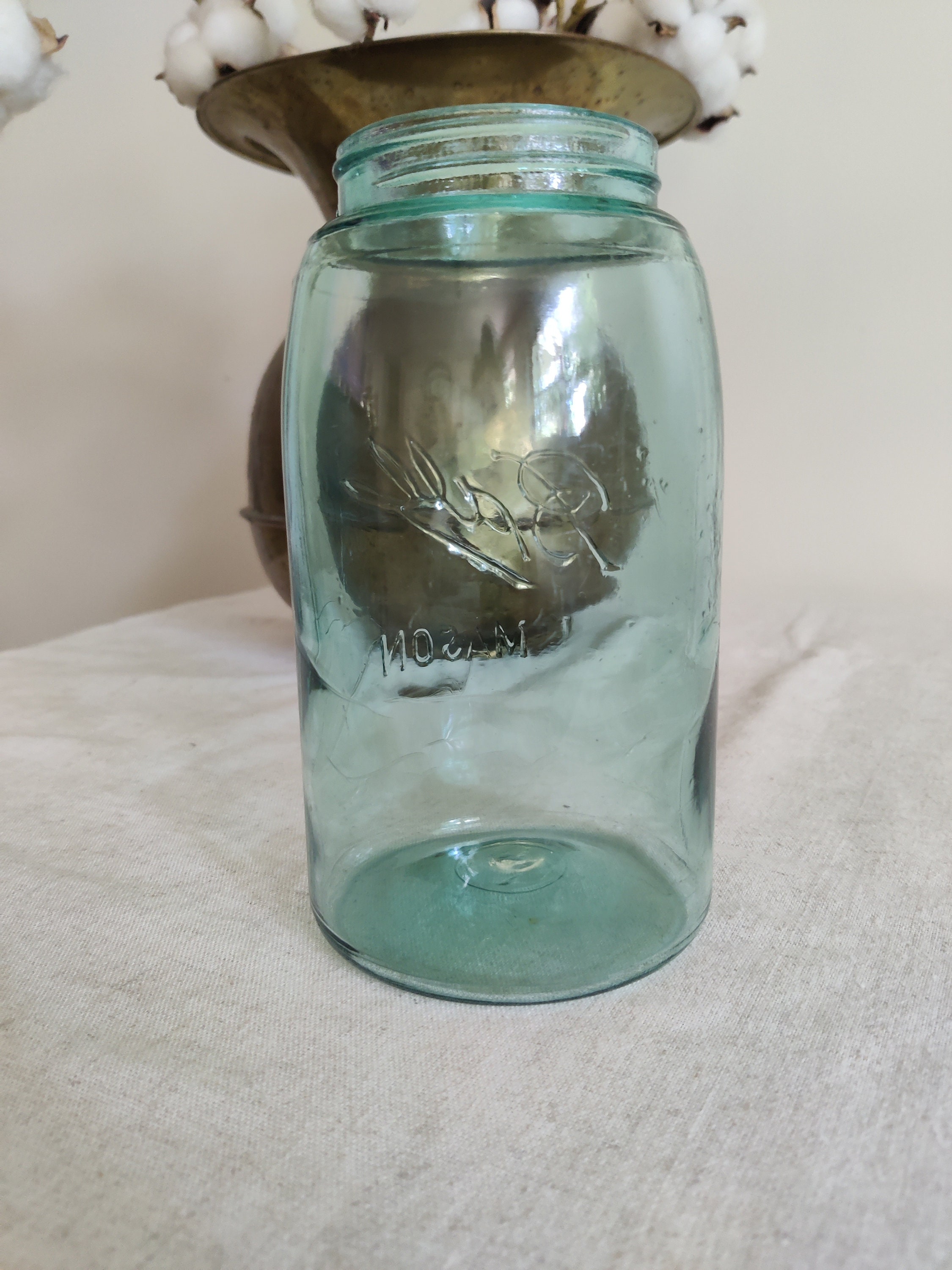 Vintage Ball Mason / Vintage Blue Ball Mason / Ball Mason / - Etsy