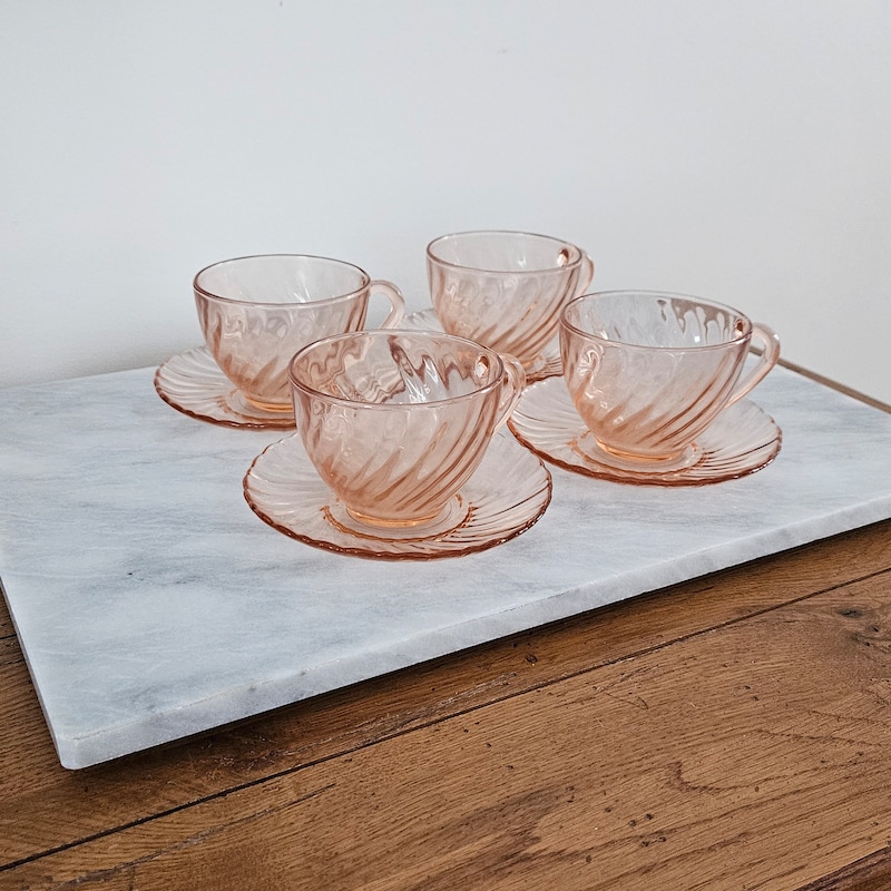 Pink Tea Cups - Etsy