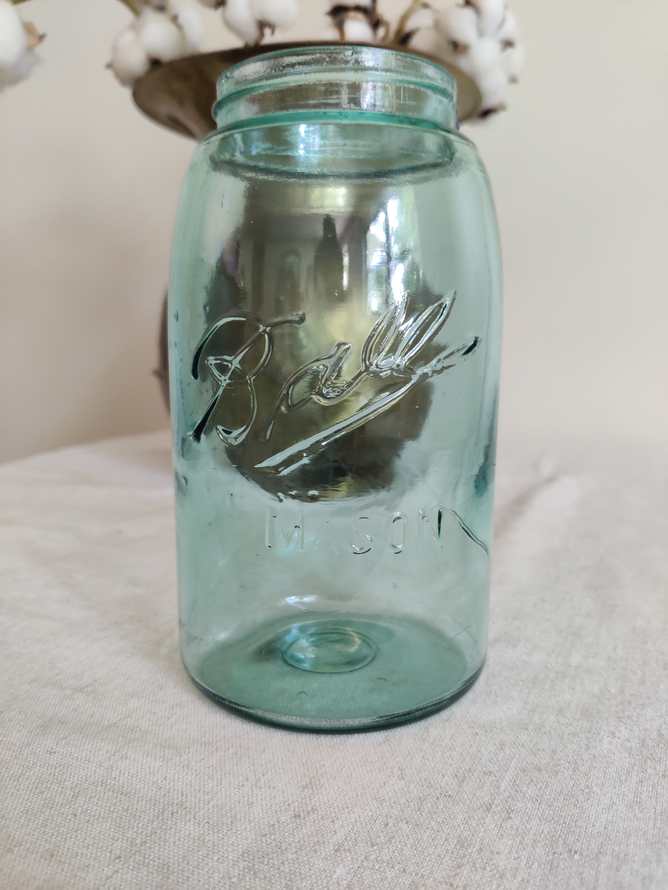 Vintage Ball Mason / Vintage Blue Ball Mason / Ball Mason / - Etsy