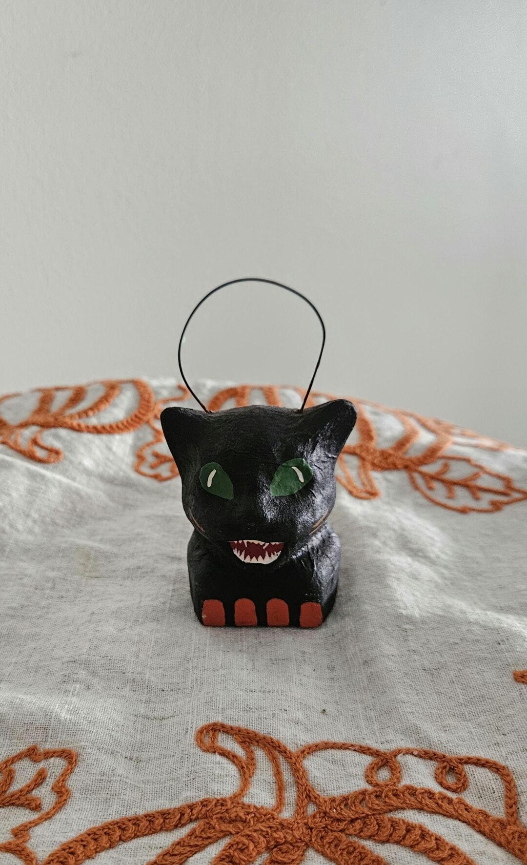 Paper Mache Cat - Etsy