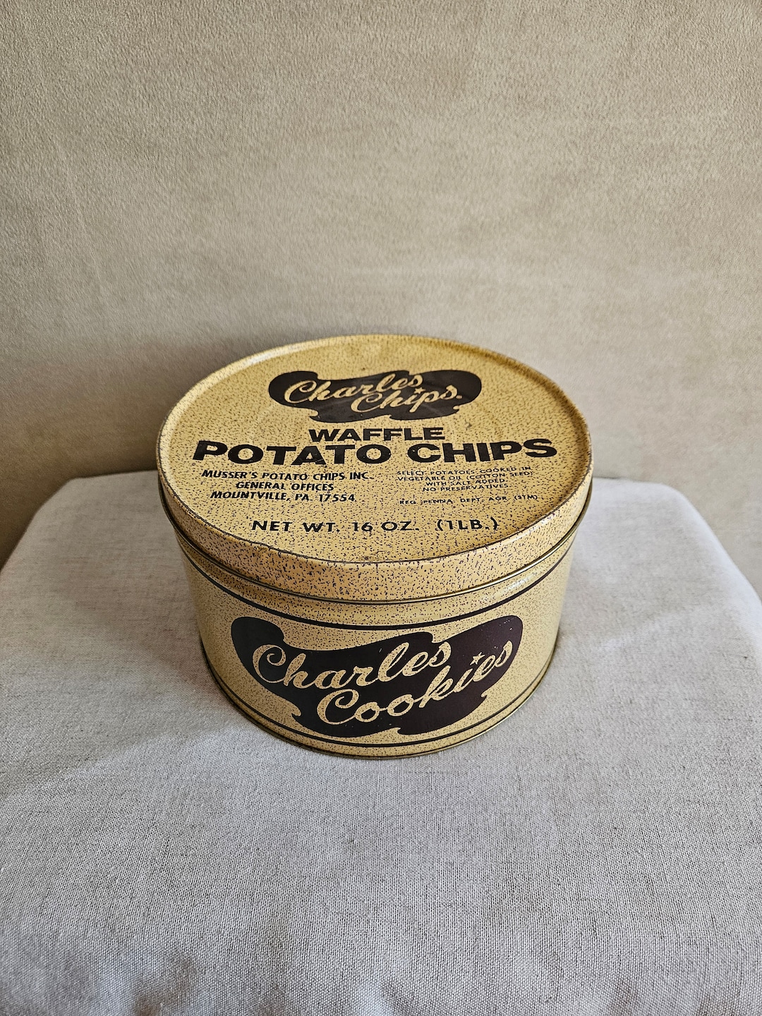 Charles Chips Tin / Charles Cookies - Etsy