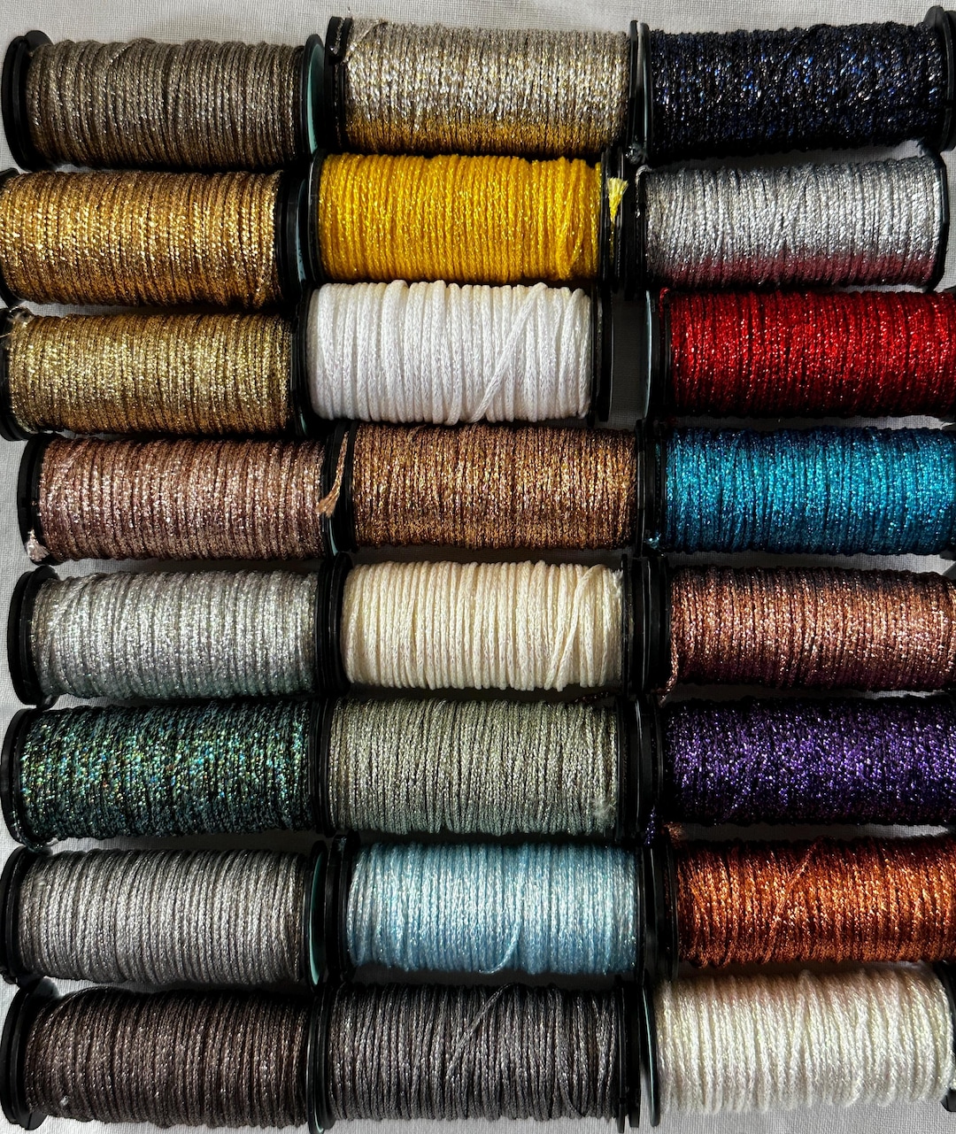 Kreinik Metallics #16 Medium Braid Thread 10 Meter Spools You Choose ...