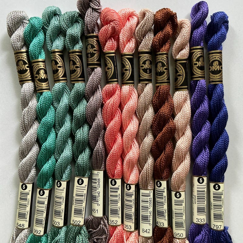 Dmc Pearl Cotton 5 Skein - Etsy