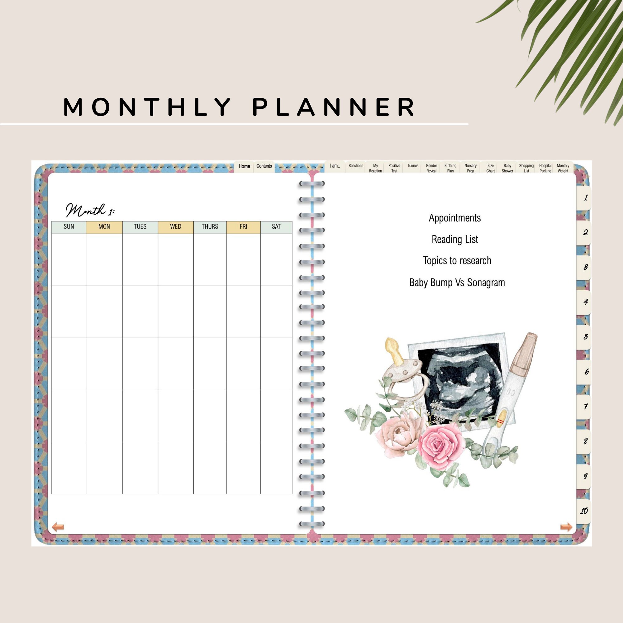 Digital Pregnancy Journal, Digital Pregnancy Planner, Goodnotes Planner ...