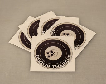Group Therapy Gun Target Sticker Vinyl Decal Bumper Sticker Car Truck ...