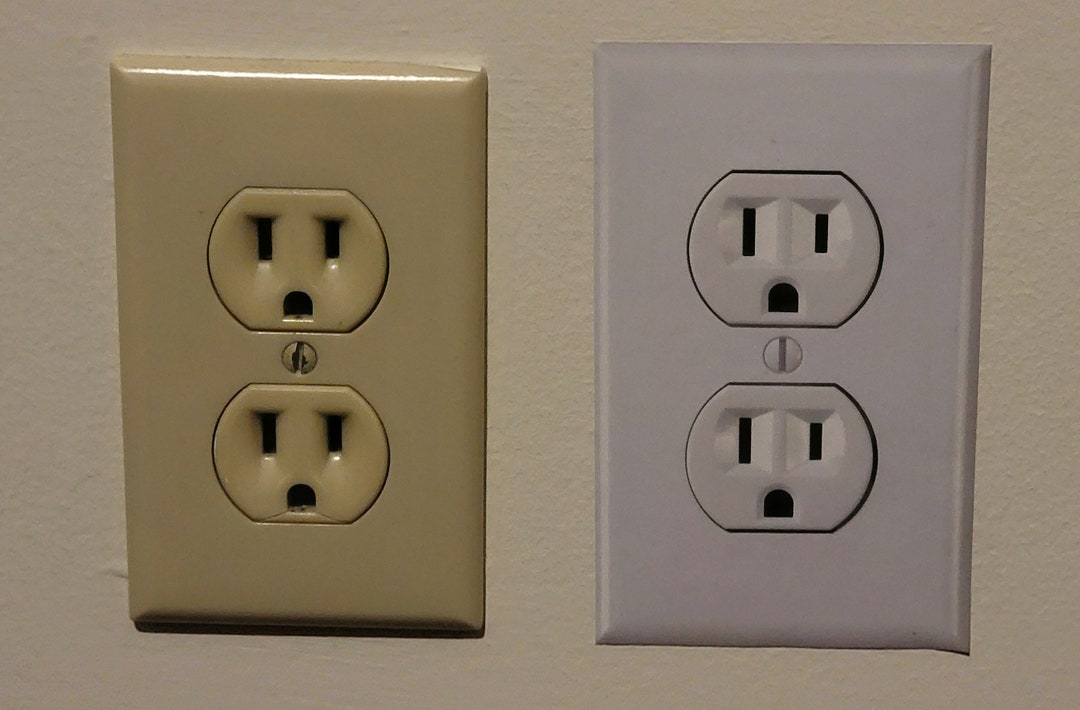 Wall Plug Sticker - Etsy