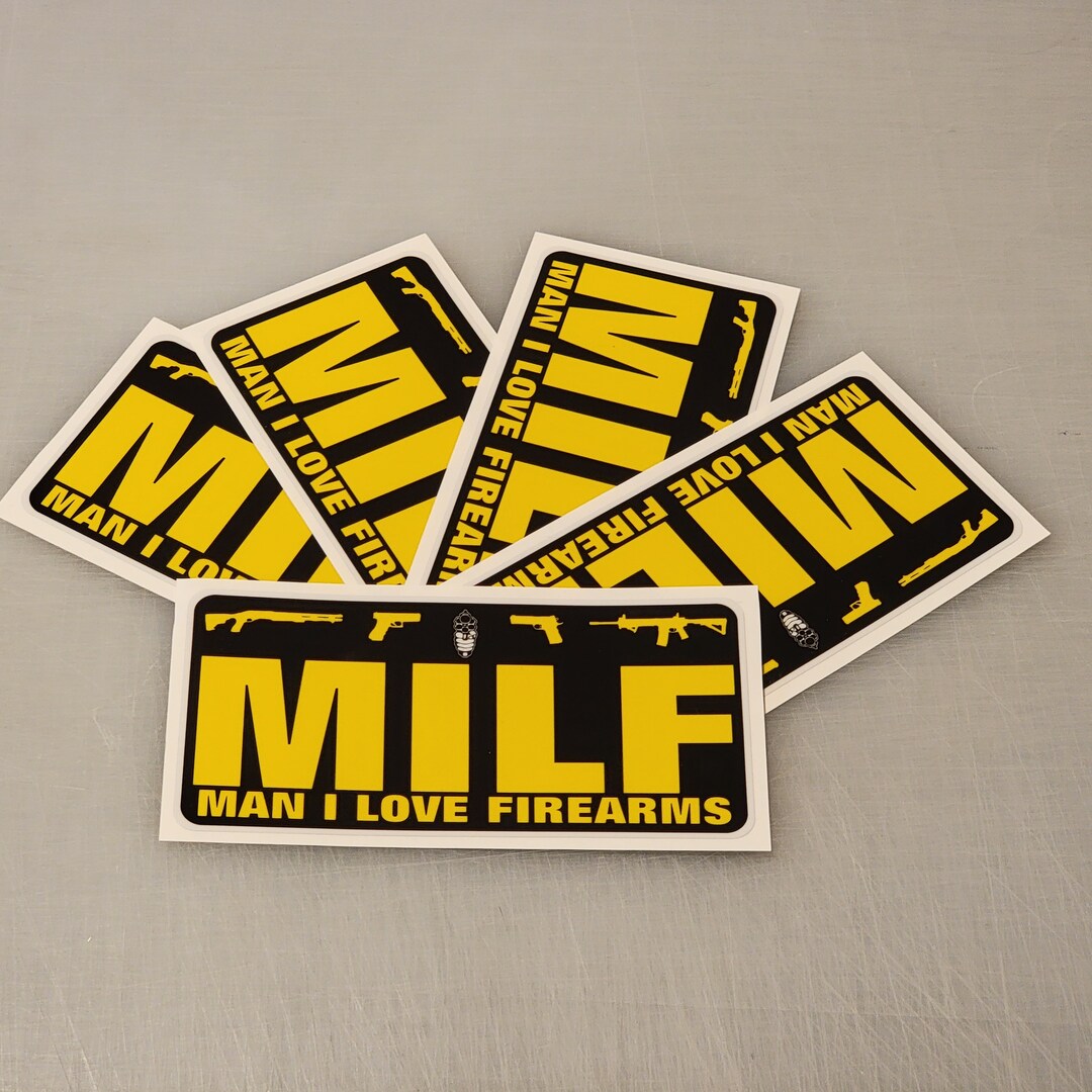 Milf-man I Love Firearms - Etsy