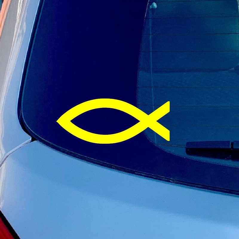 Jesus Fish Decal - Etsy